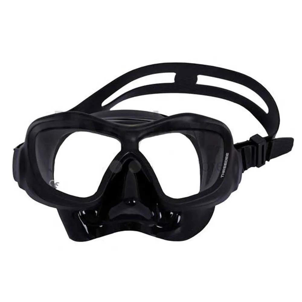 Poseidon ThreeDee 3D diving mask Black | Diveinn