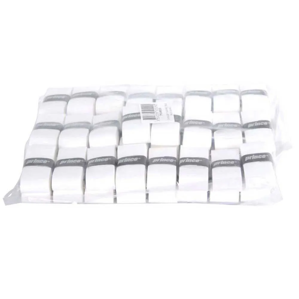 Prince Tacky Pro Tennis/Padel Overgrip 50 Units White | Smashinn