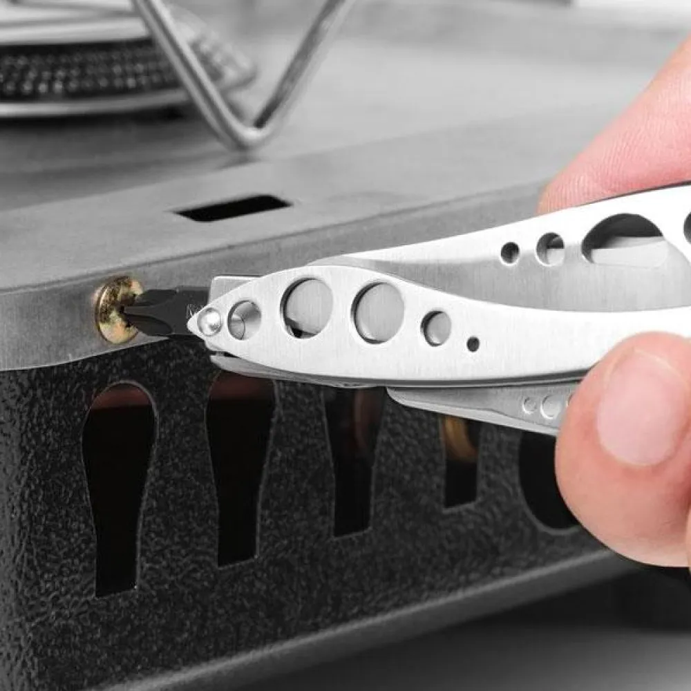 Leatherman Skeletool Nylon Sheath Cardboard Box Multitool| Trekkinn