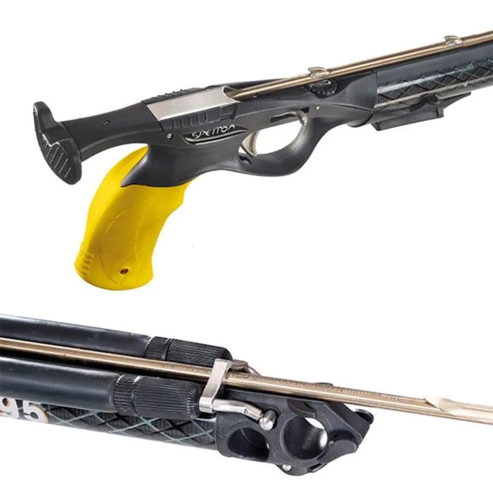 Spetton Rebel Hi Tech Closed Carbon Sling Spearfishing Gun 75 Black ...
