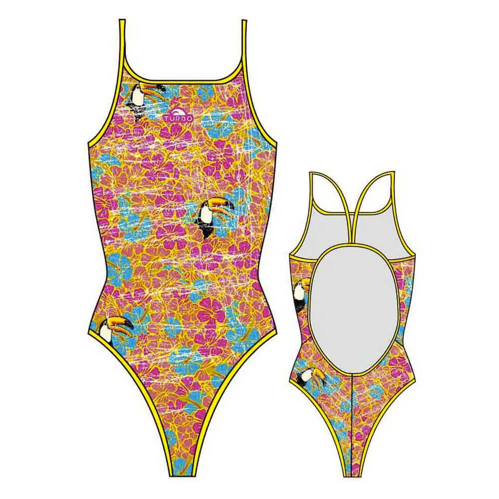 Turbo Tropical Tucan Flour Swimsuit Multicolor | Swiminn