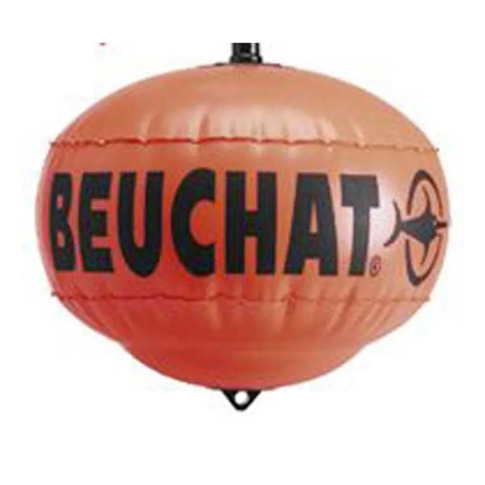 Beuchat Boya de señalización PVC Round Pvc with Flag Rojo| Diveinn