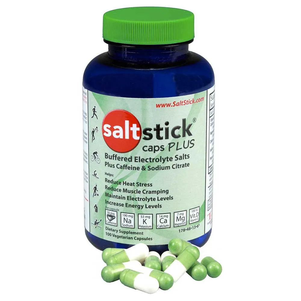 Saltstick Plus 100 Unidades Sabor Neutro Verde | Traininn