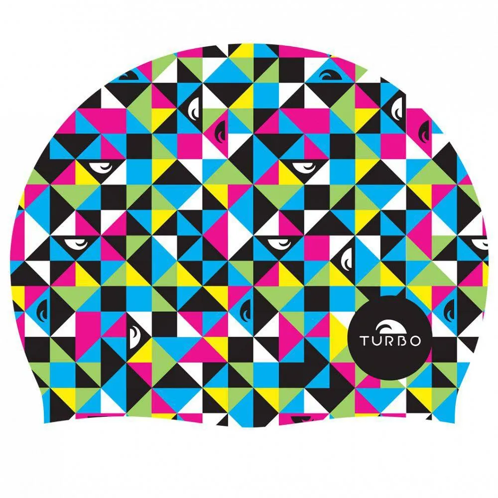 Turbo Origami Silicone Swimming Cap Multicolor | Swiminn