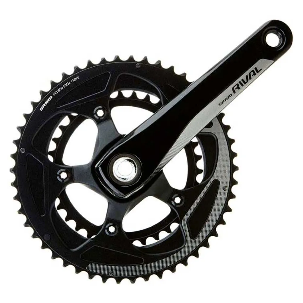 Sram Rival GXP Yaw 110 BCD Crankset, Black | Bikeinn