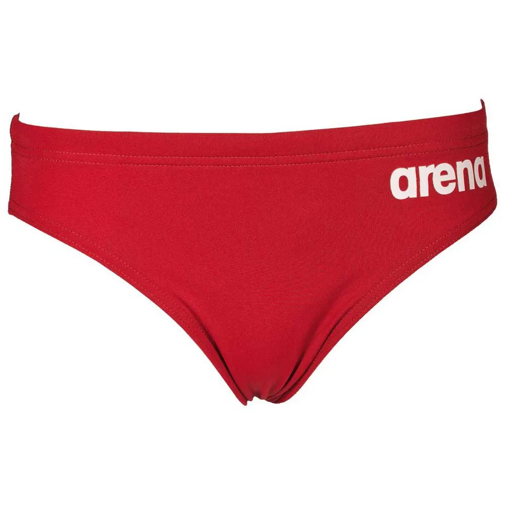 Arena Solid Swimming Brief White | Swiminn