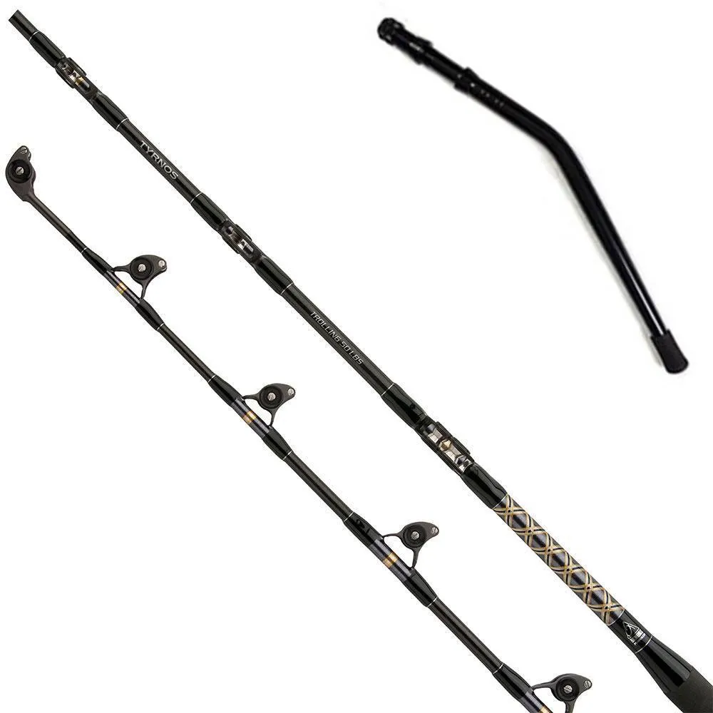Shimano fishing Tyrnos Roller Bent Butt Big Game Rod Black, Waveinn