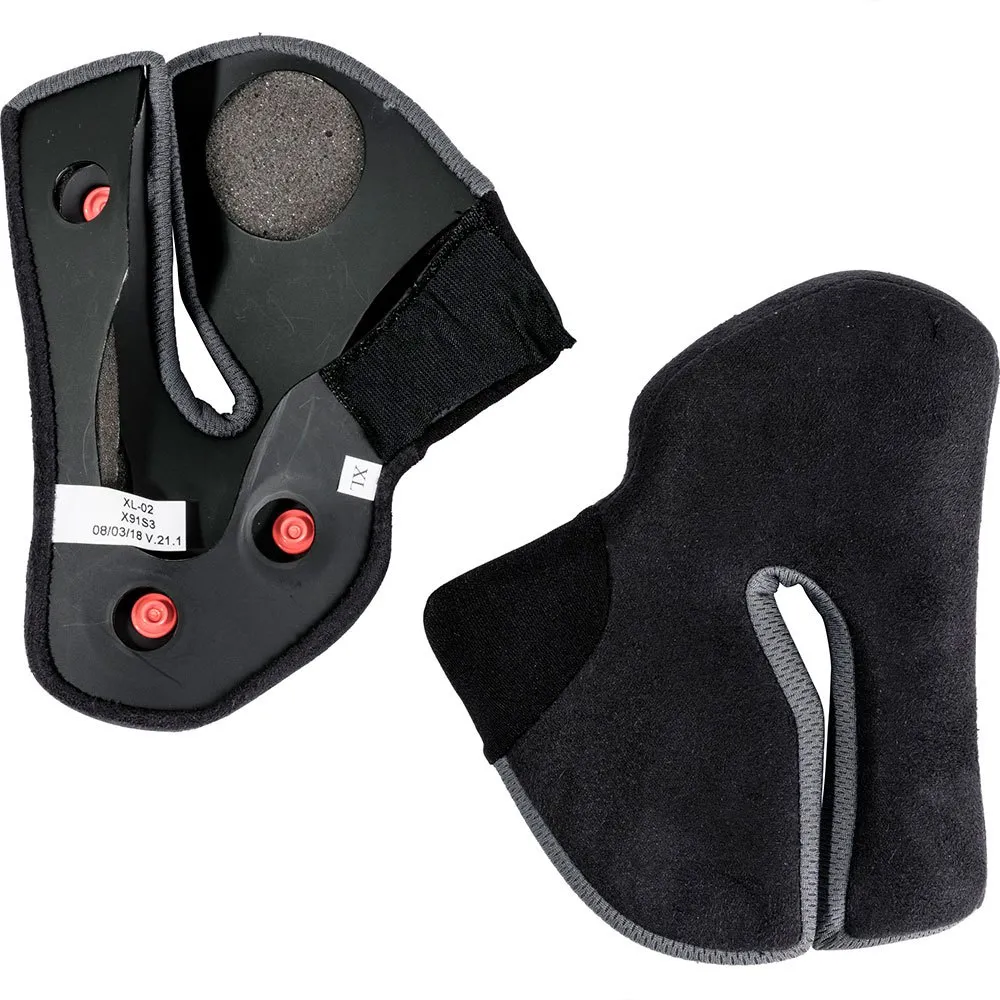 Shark Evoline 3 LC cheek pads Black | Motardinn