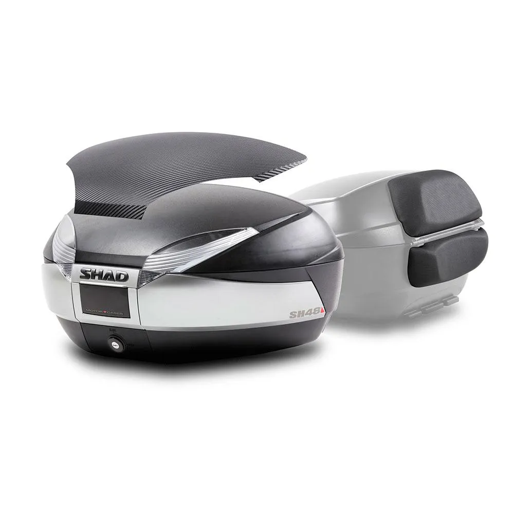 Shad Pack SH48 and Backrest and Carbon Cover | Motardinn