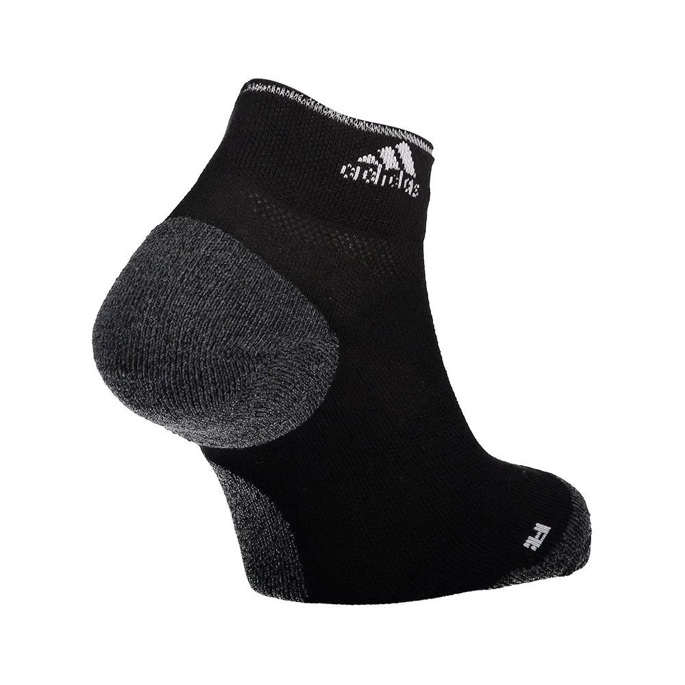 adidas Running Energy Ankle Thin Cushioned Socks 2 Pairs Black, Runnerinn