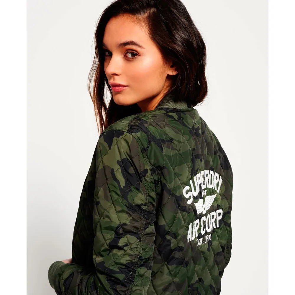 Superdry 1 Bomber Jacket Green | Dressinn