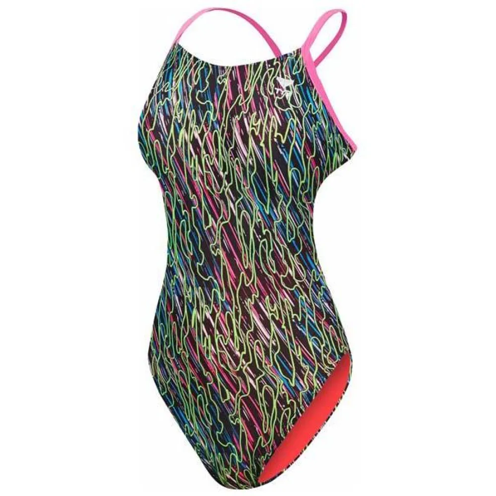 TYR Electro Cut Out Fit Swimsuit Multicolor | Swiminn