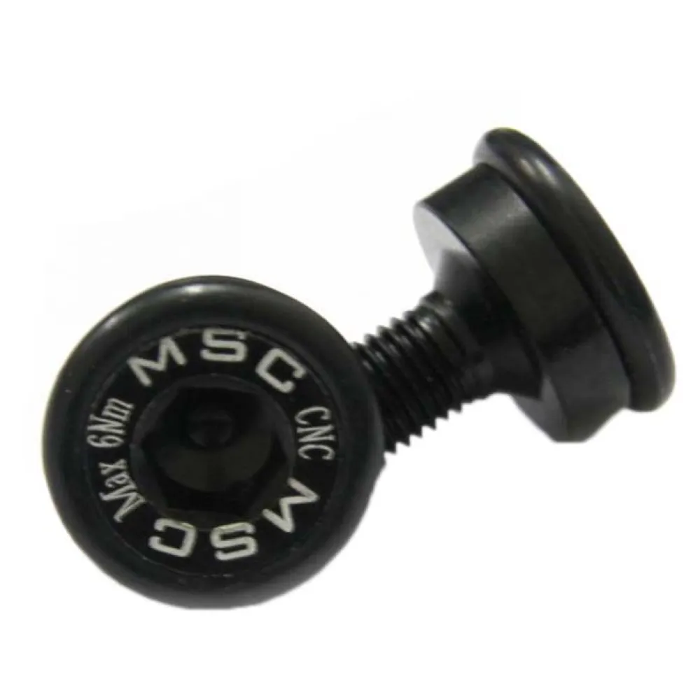 MSC Square Bottom Bracket Bolt Alu7075T6 2 Units Screw, Black | Bikeinn