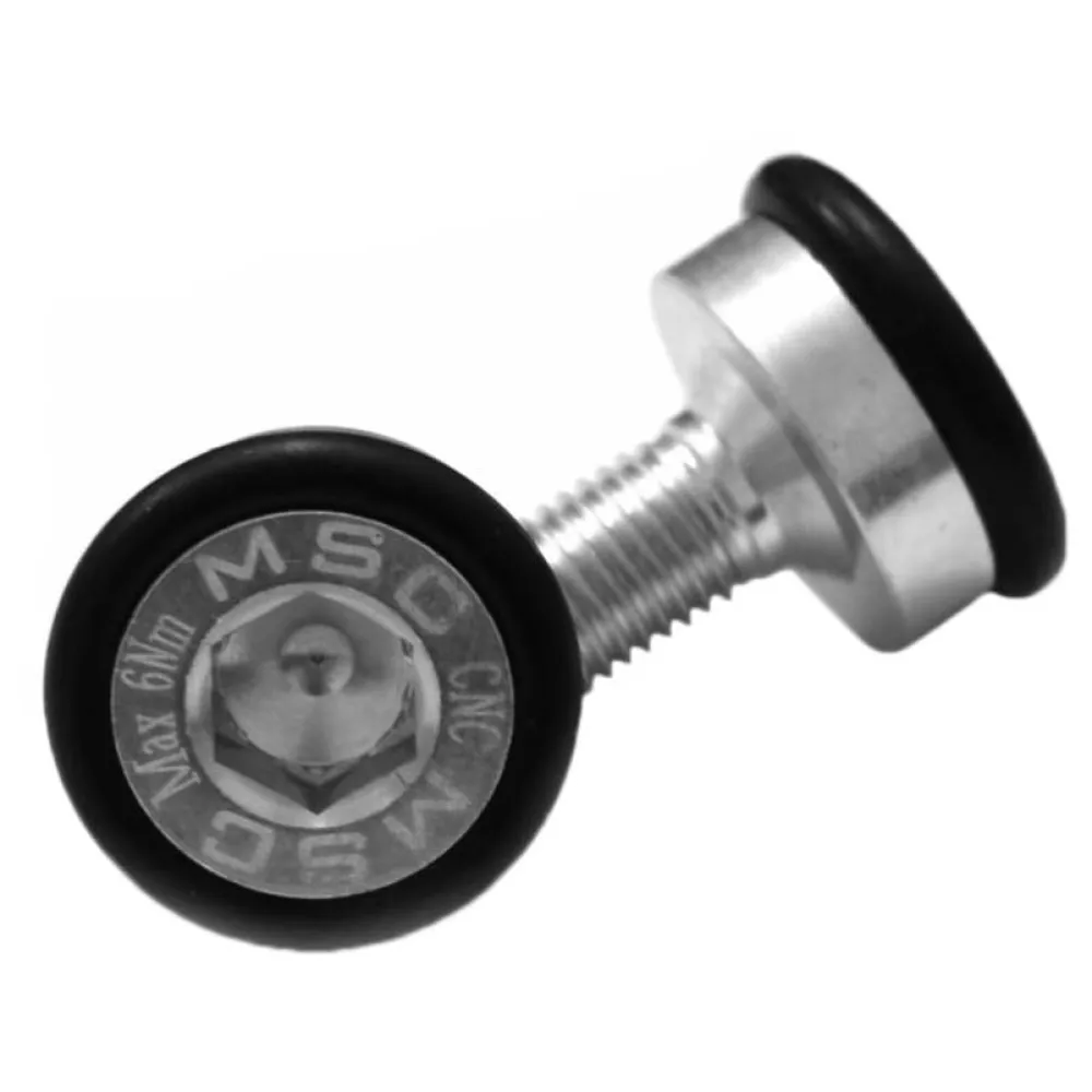 MSC Square Bottom Bracket Bolt Alu7075T6 2 Units Screw, Silver | Bikeinn