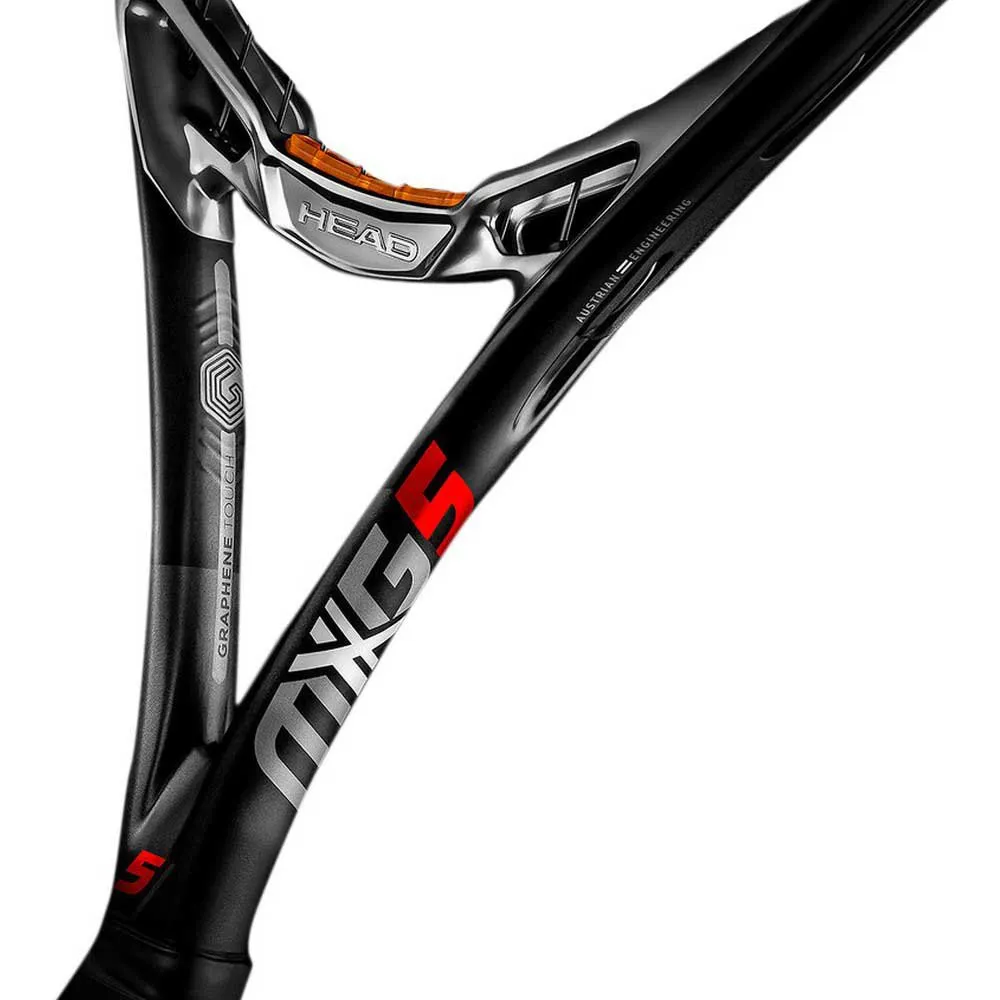 Head MXG 5 Unstrung Tennis Racket Black | Smashinn