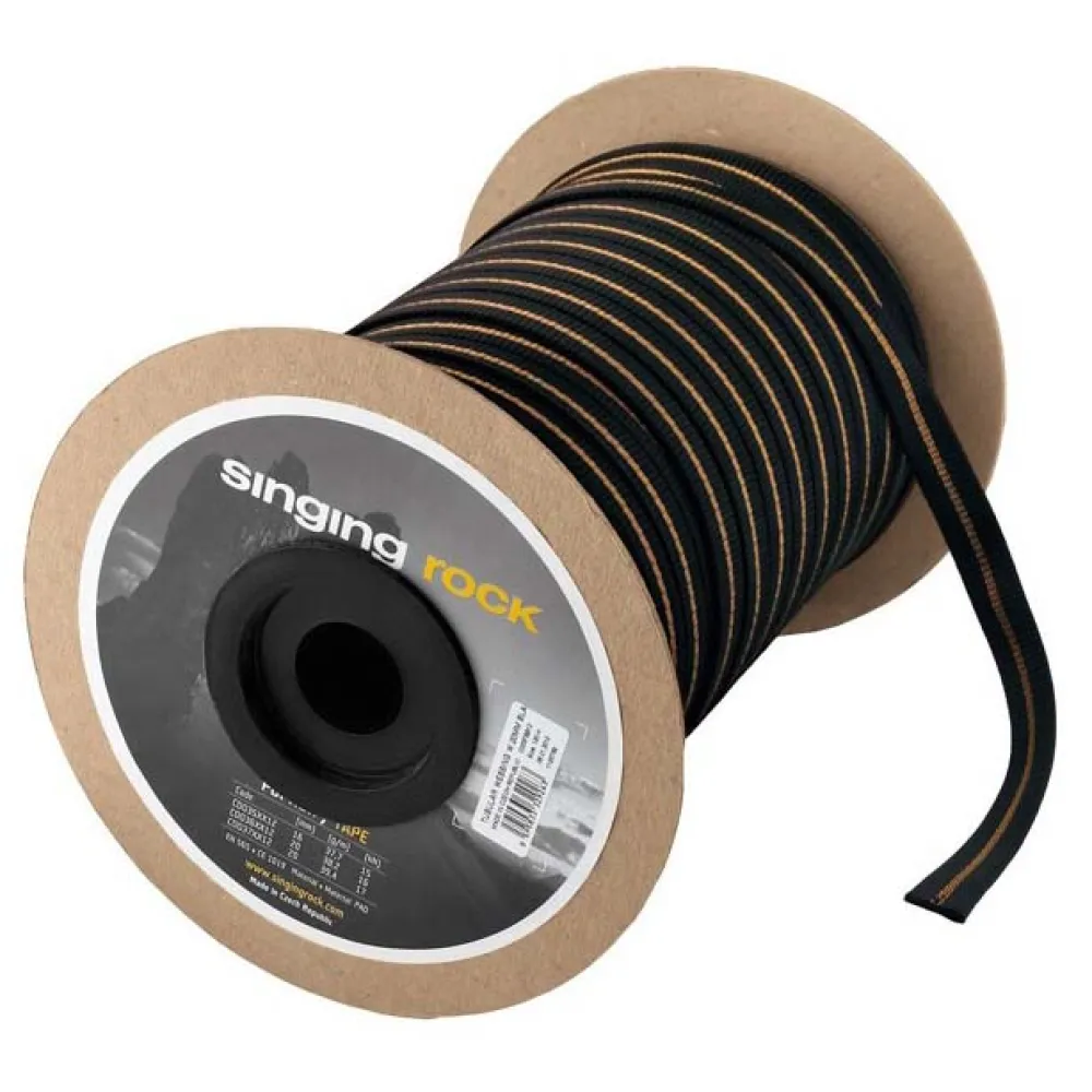 Singing rock Fronde Tubular Webbing 20 Mm Noir | Trekkinn