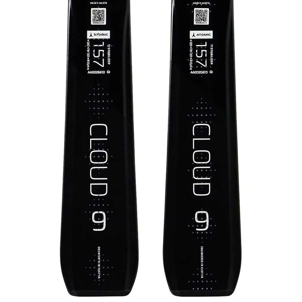 Atomic Cloud 9+Lithium 10 Alpine Skis Black | Snowinn