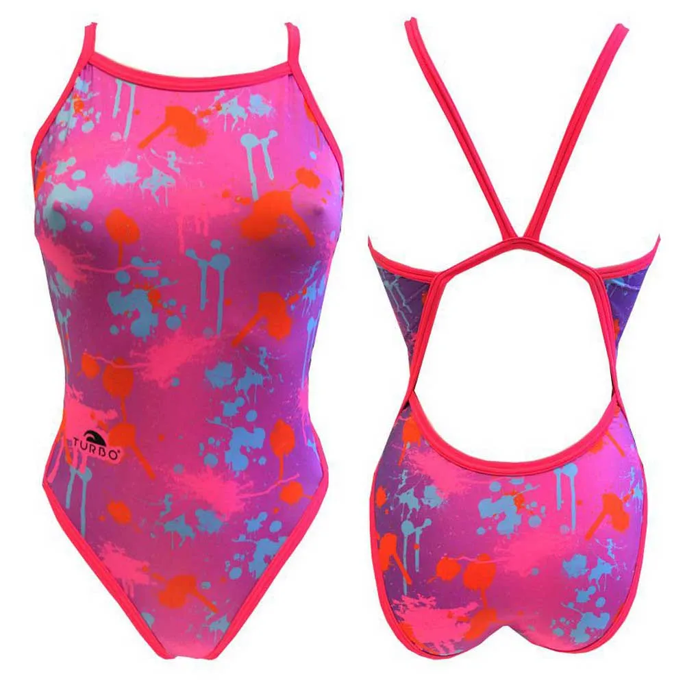 Turbo Splash Swimsuit Pink | Swiminn