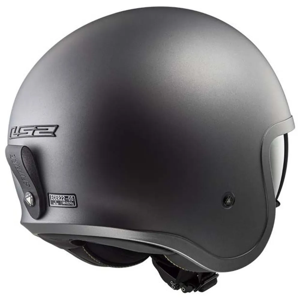 LS2 Spitfire Solid Open Face Helmet | Motardinn