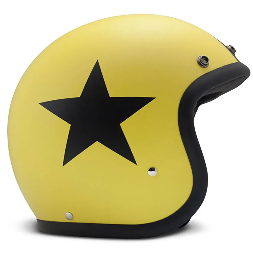 DMD Vintage open face helmet Yellow | Motardinn