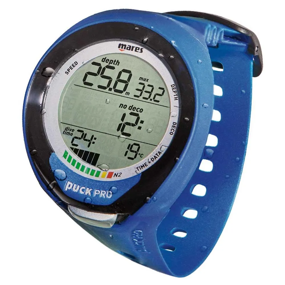 Mares Puck Pro+ Computer Blue | Diveinn