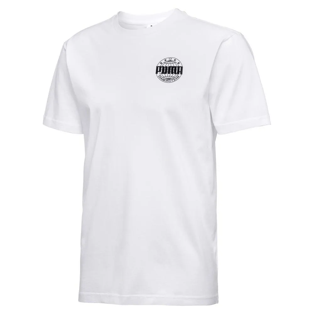 Puma Camiseta Manga Corta Diamond Logo Blanco | Dressinn