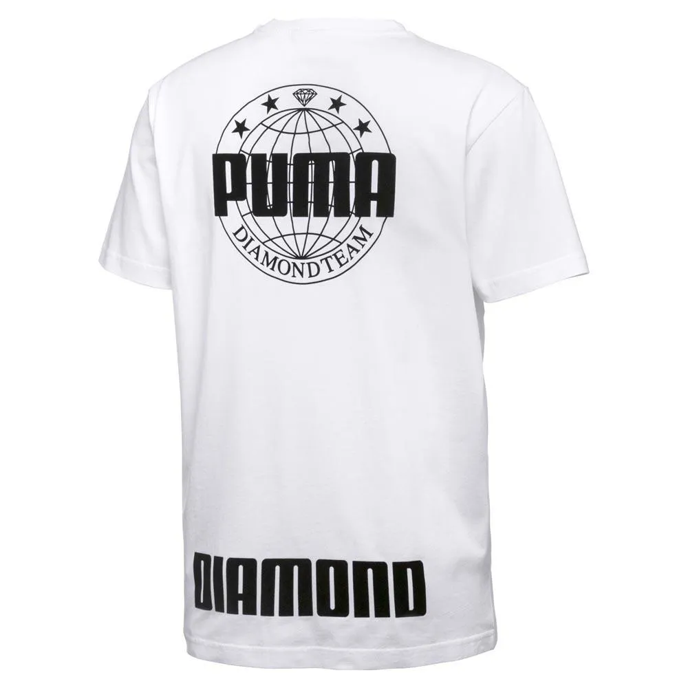 Puma Camiseta Manga Corta Diamond Logo Blanco | Dressinn