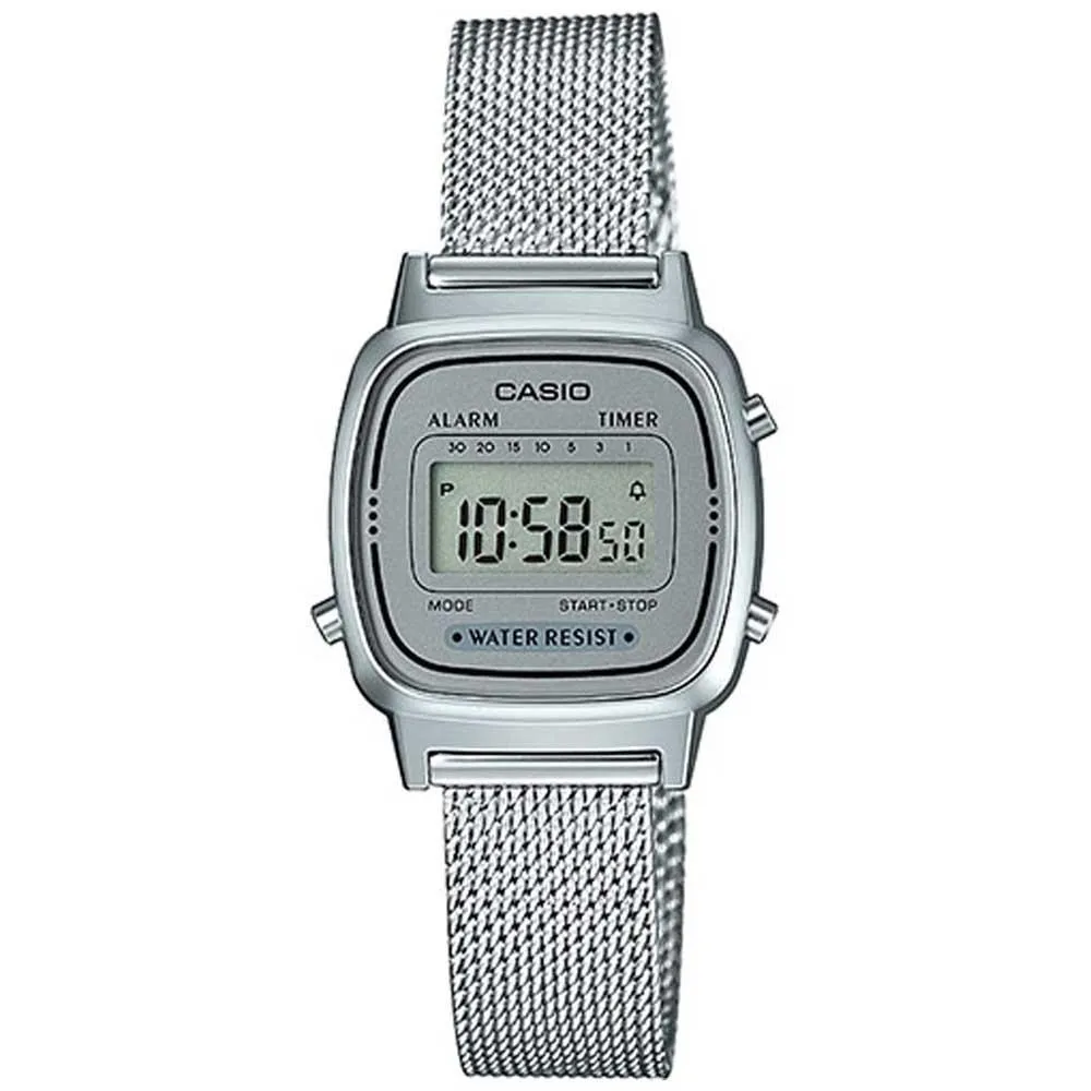 Casio Reloj LA670-WEM Plateado | Dressinn