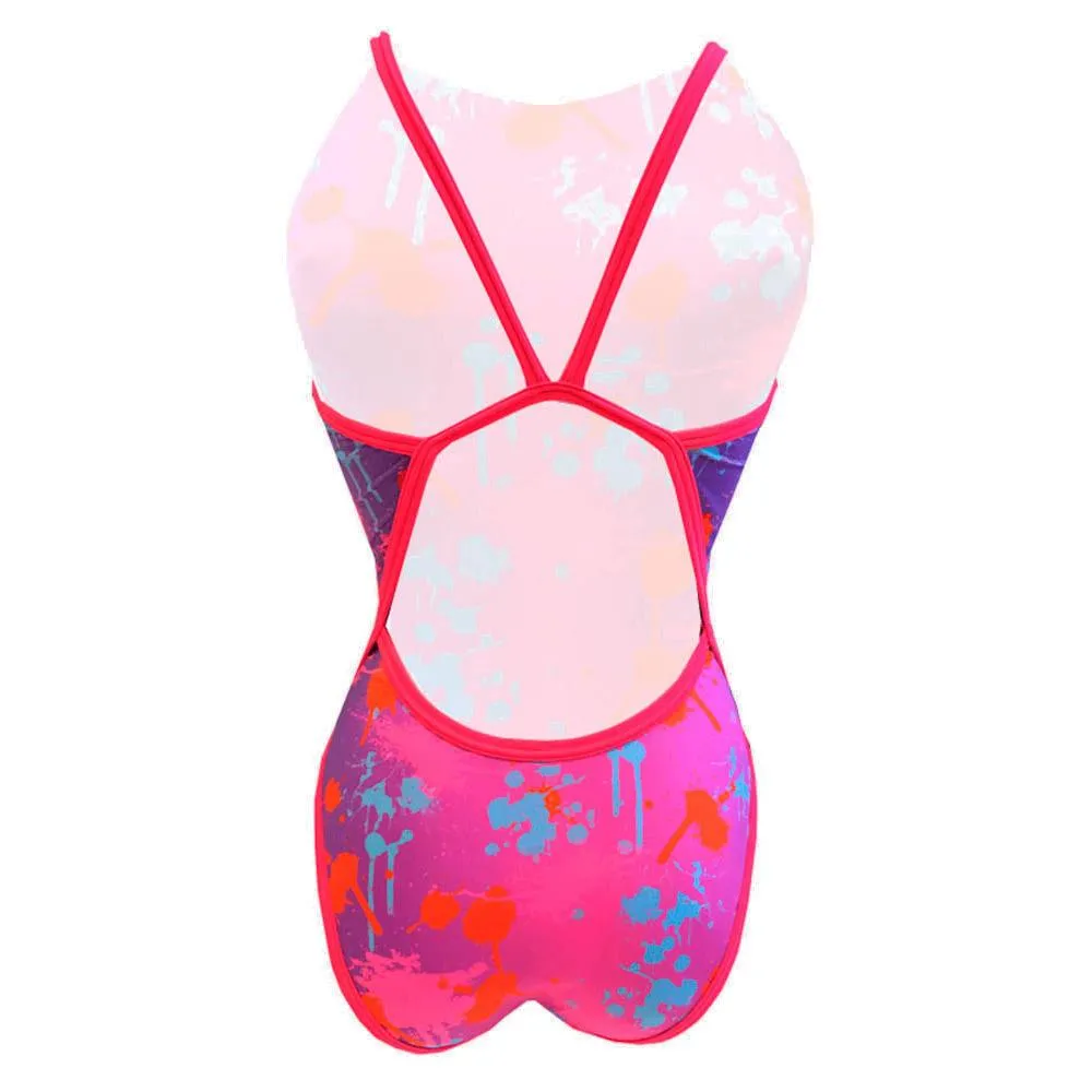 Turbo Splash swimsuit Pink | Swiminn