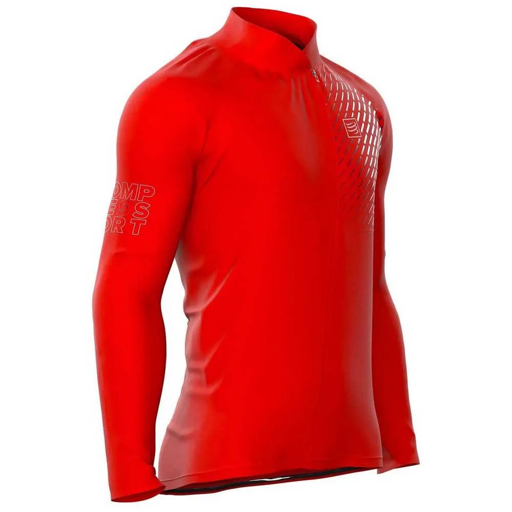 Compressport Hurricane V2 Jacket, Red | Bikeinn