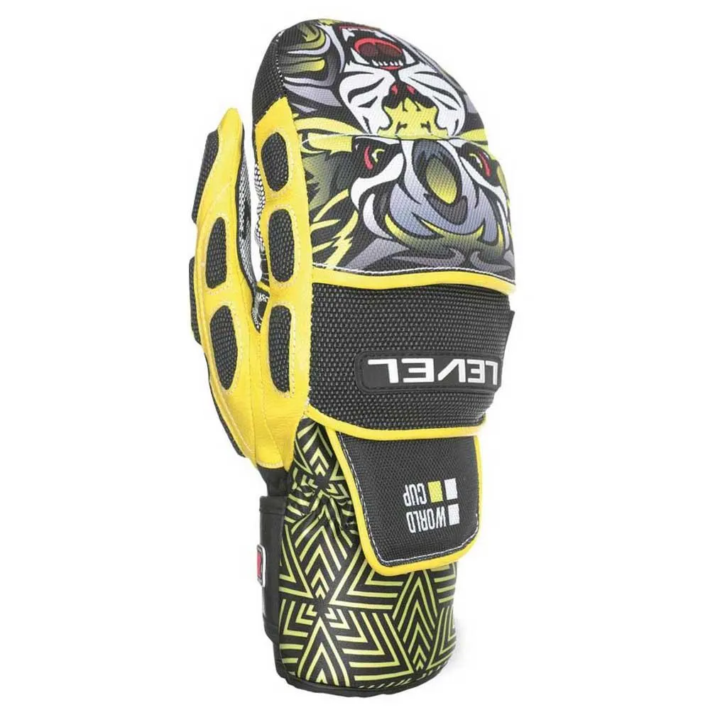 Level World Cup CF Mittens Yellow | Snowinn