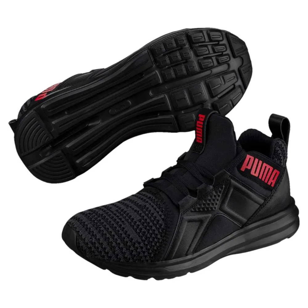Puma Enzo Bold Knit Trainers Black | Dressinn