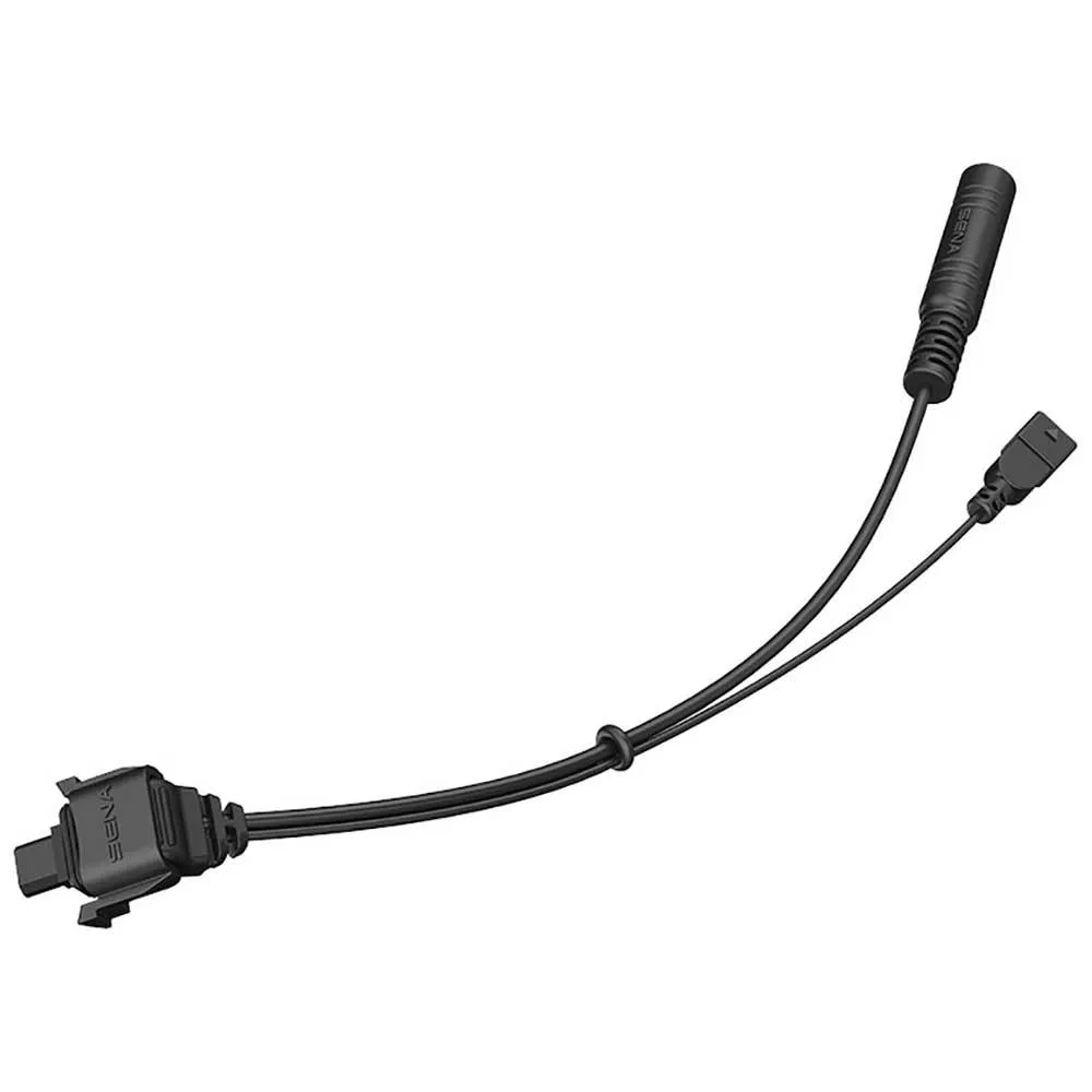 Sena 10C Earbud Adapter Split Cable Black | Motardinn