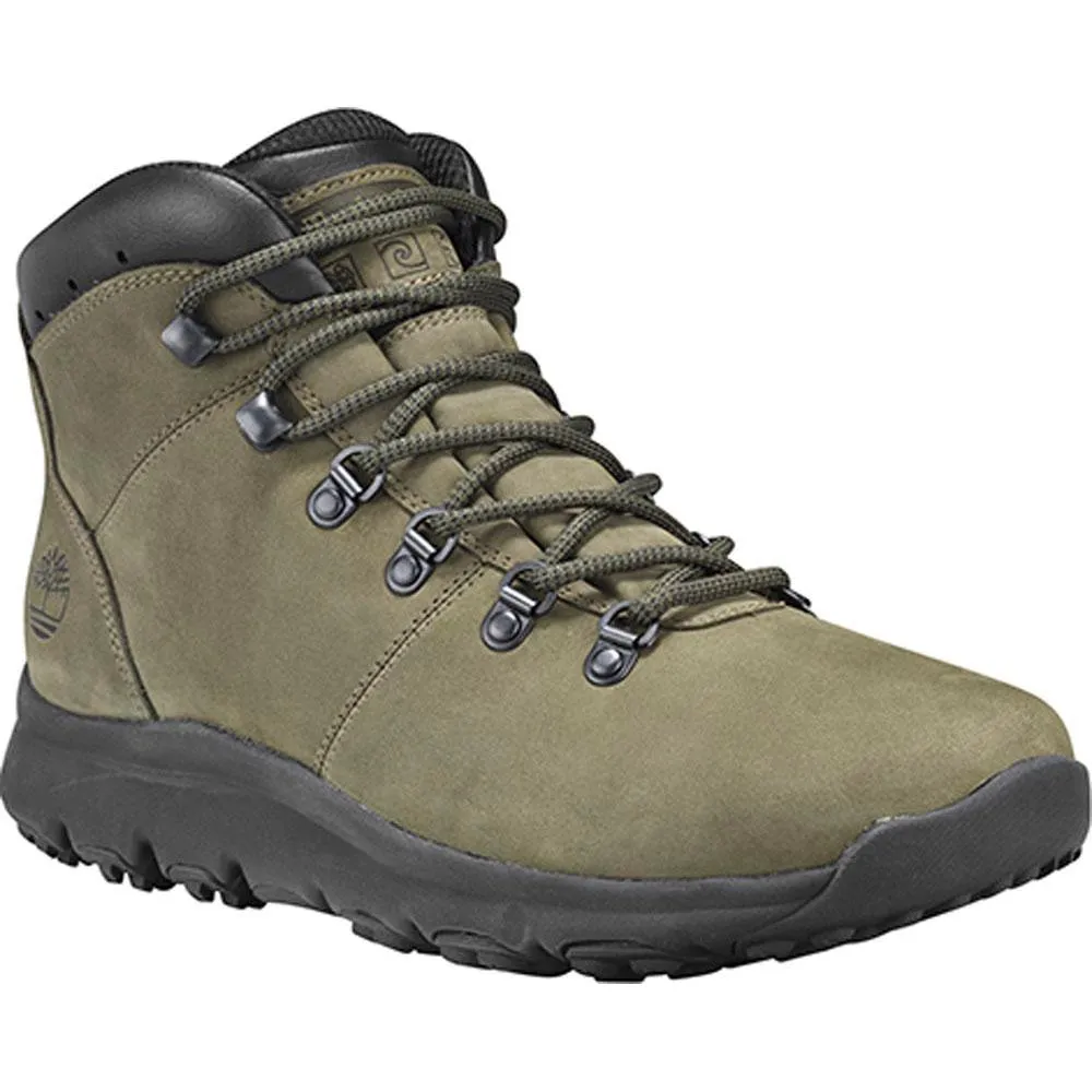Timberland World Hiker Mid Hiking Boots Green | Trekkinn
