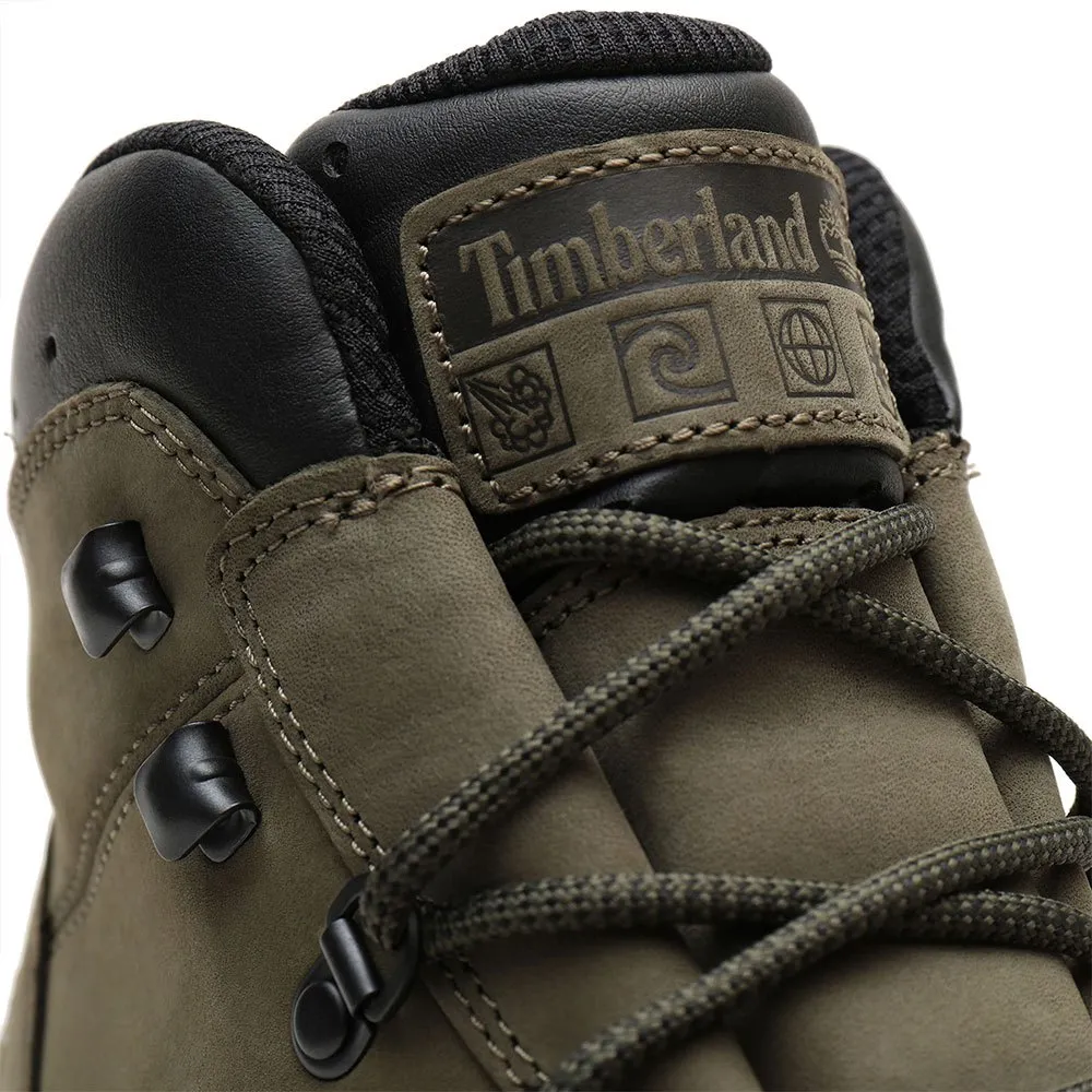 Timberland World Hiker Mid Hiking Boots Green | Trekkinn