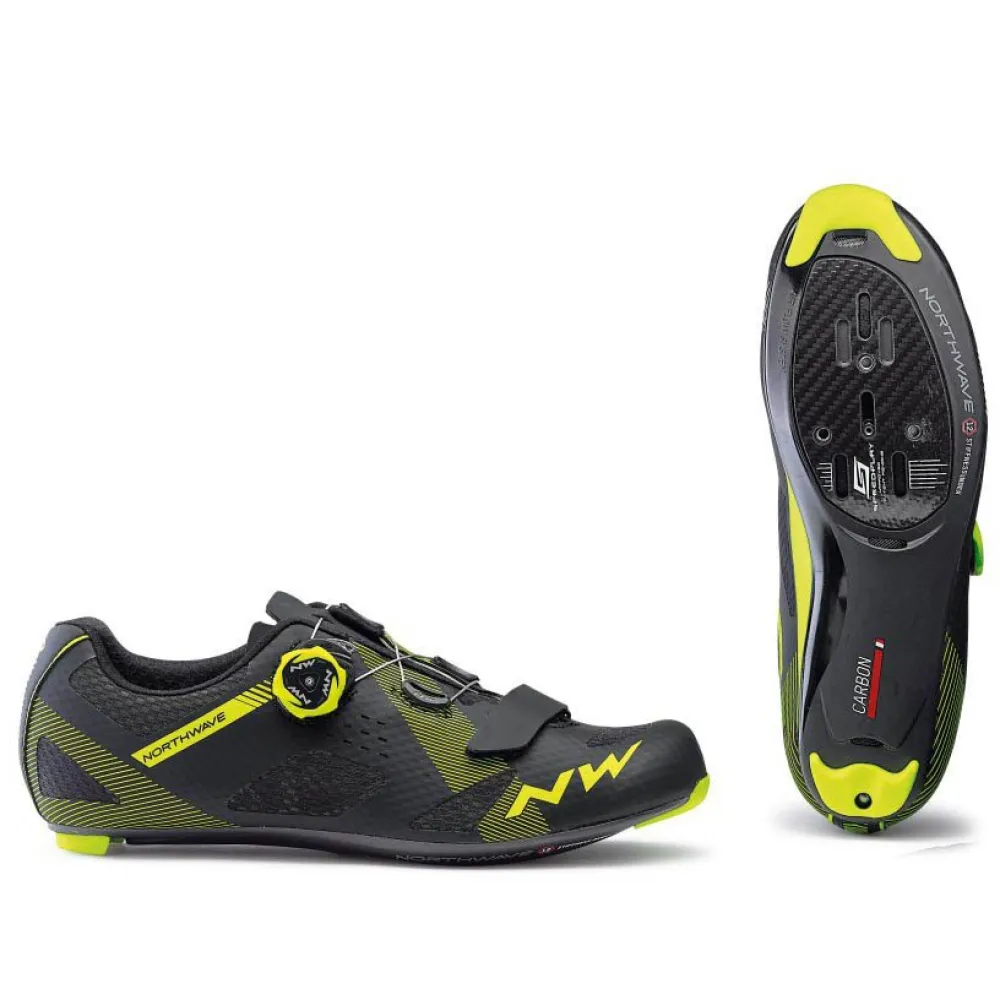 Northwave Storm Carbon Road Shoes, Black | Bikeinn