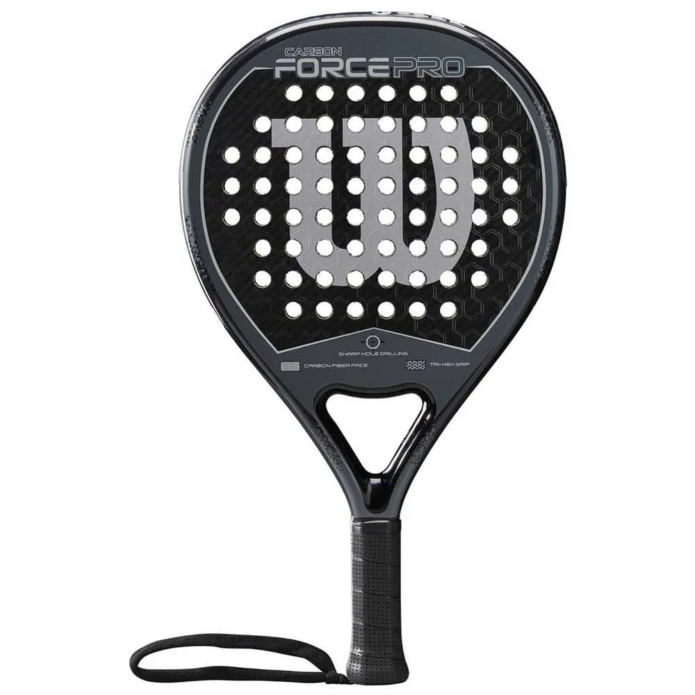 Wilson Carbon Force Pro Padel Racket Black | Smashinn