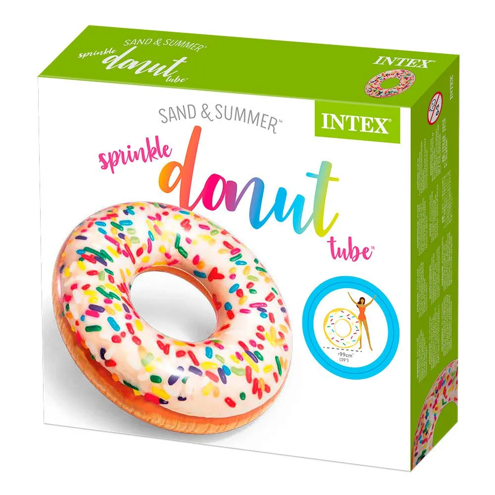 Intex Coloured Donut swimming float Multicolor | Swiminn