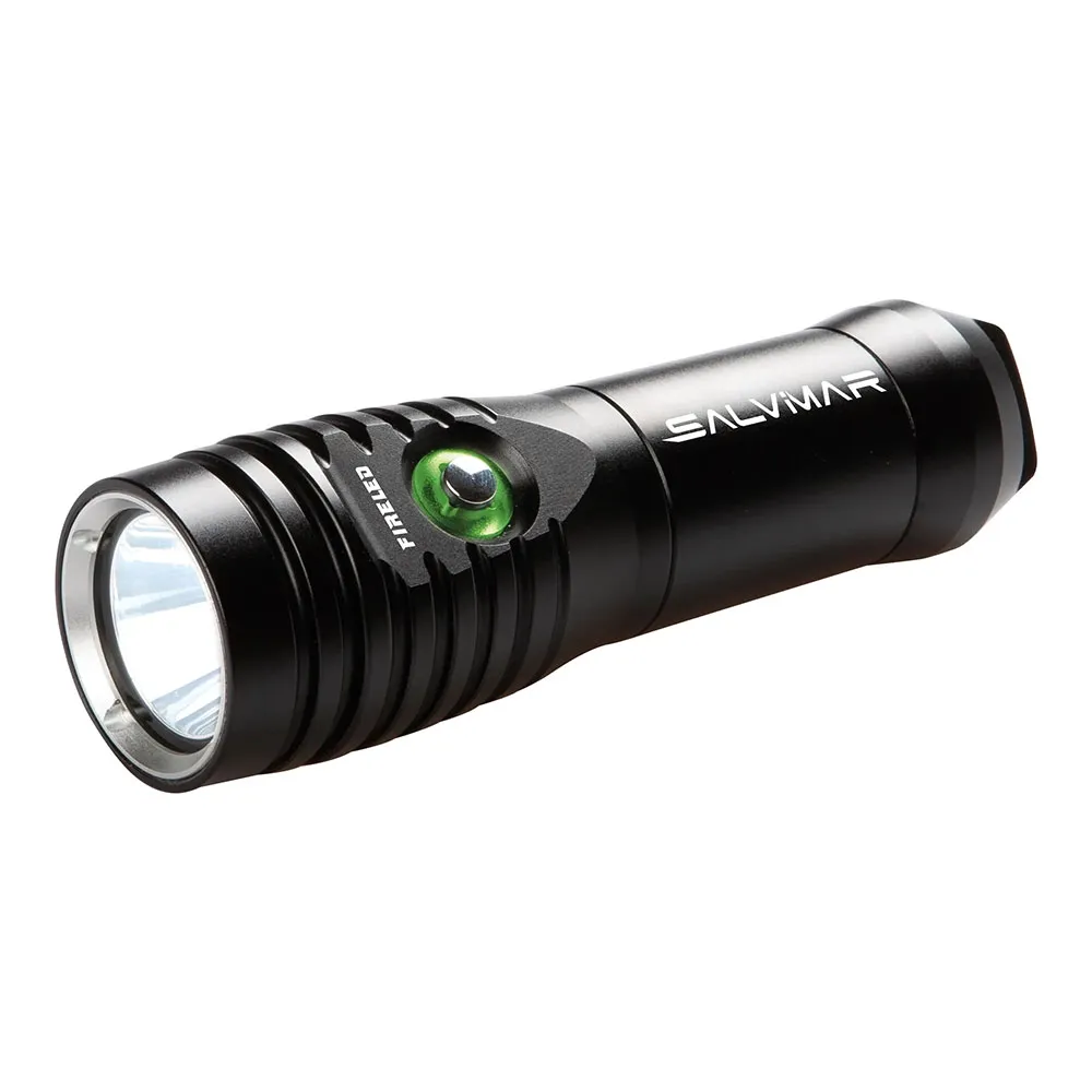 Salvimar Fireled Flashlight Black | Diveinn