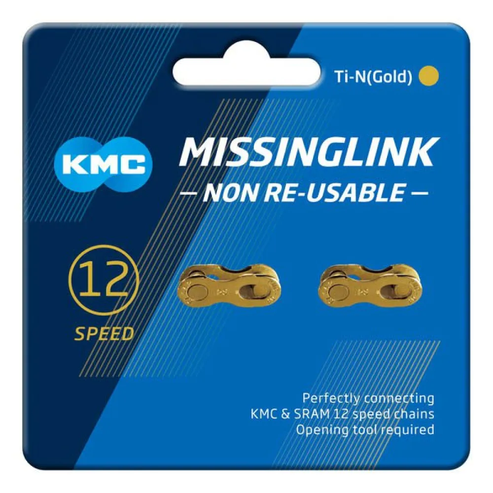 KMC Chain link 2 units, Golden | Bikeinn
