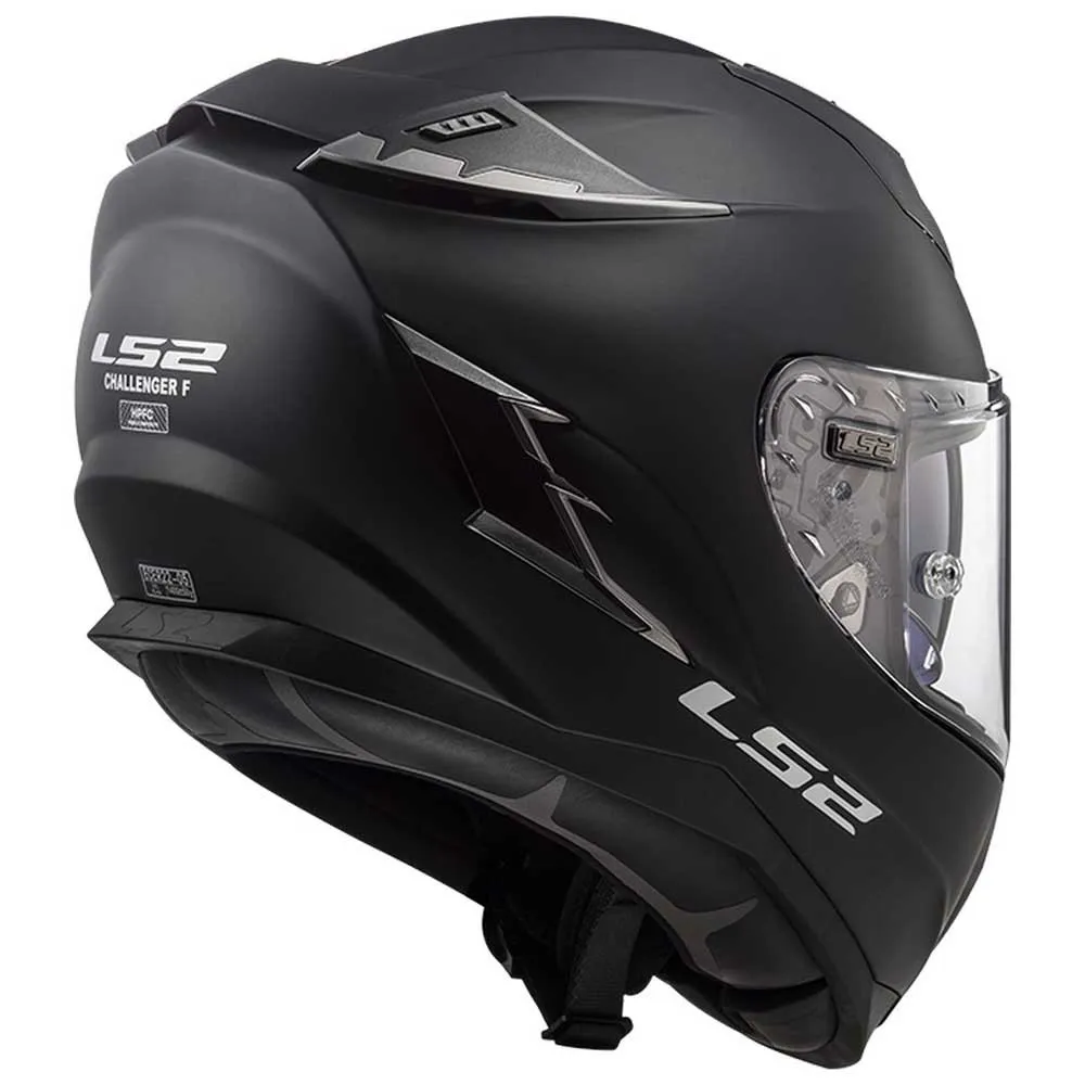 LS2 FF327 Challenger Solid full face helmet Black | Motardinn