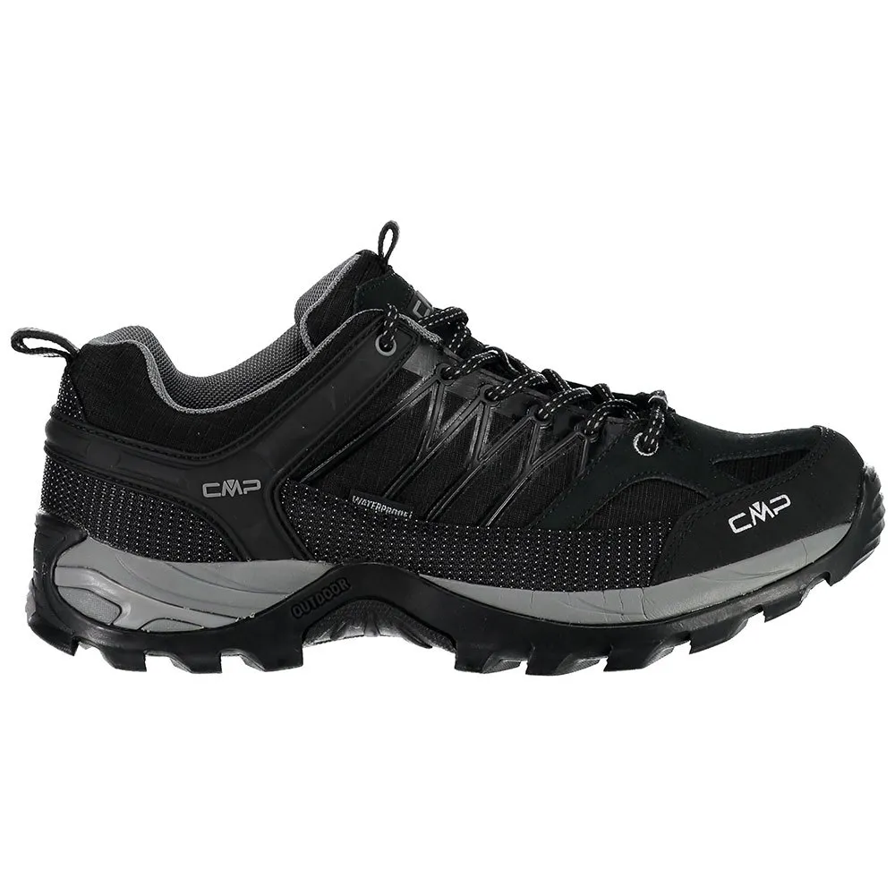 CMP Rigel Low WP 3Q54457 hiking shoes Black | Trekkinn