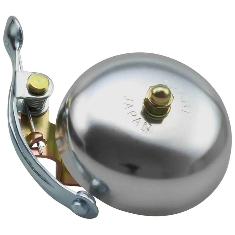 Crane Suzu Bike Bell, Silver | Bikeinn