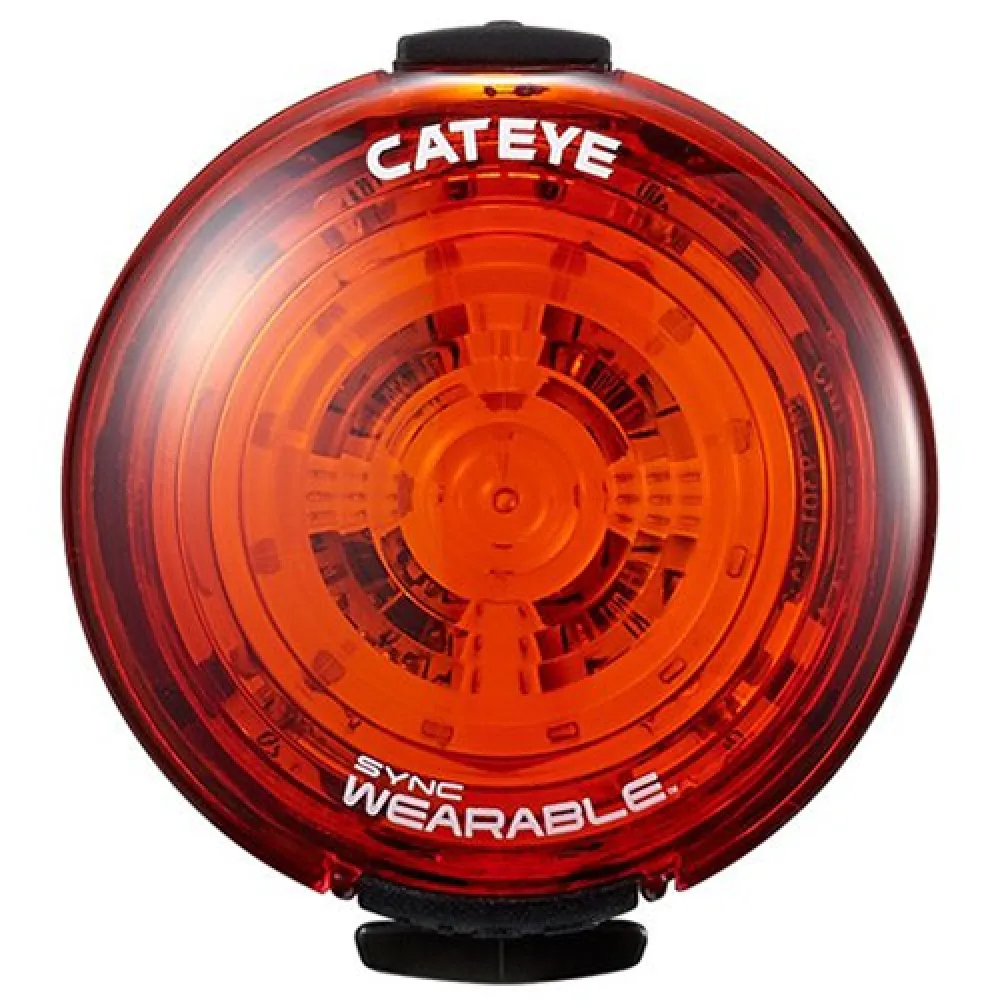 Cateye Sync Wearable rear light, Red | Bikeinn