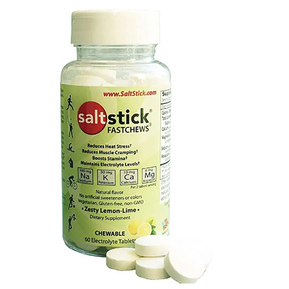 Saltstick Masticables 60 Unidades Limón&Lima, Transparente | Bikeinn