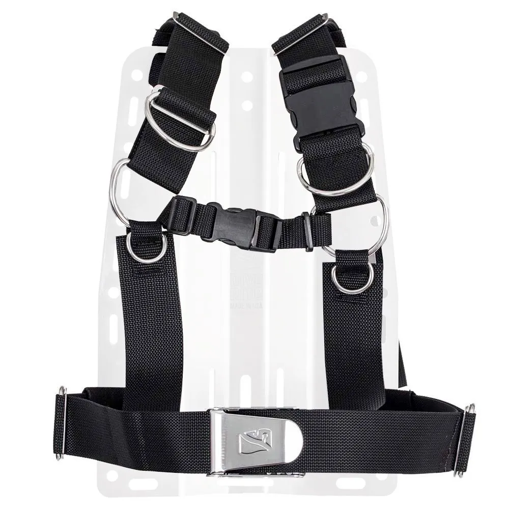 Dive rite Delux Quick Release Harness Black | Diveinn