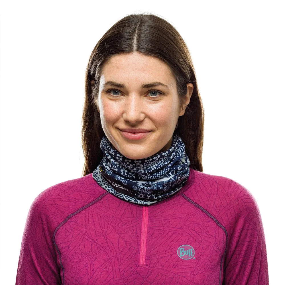 Buff ® National Geographic Original Neck Warmer Blue | Trekkinn