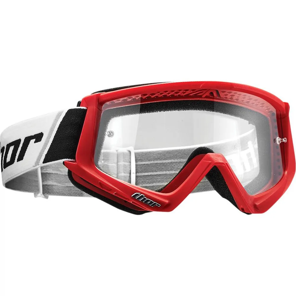 Thor Combat Goggles Youth Red | Motardinn