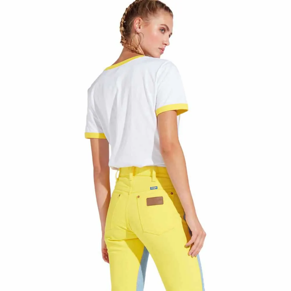 Wrangler Blue&Yellow Ringer | Dressinn