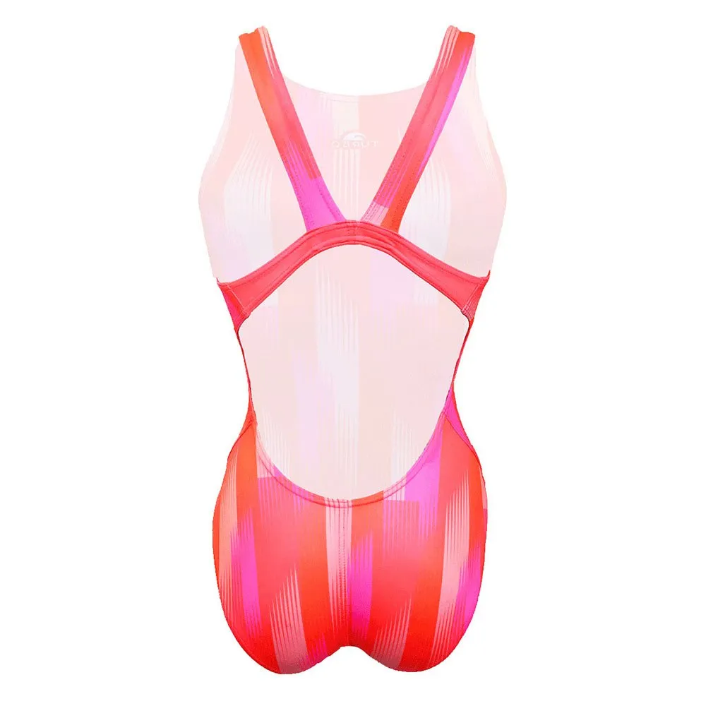 Turbo Geo Zig Swimsuit Pink | Swiminn